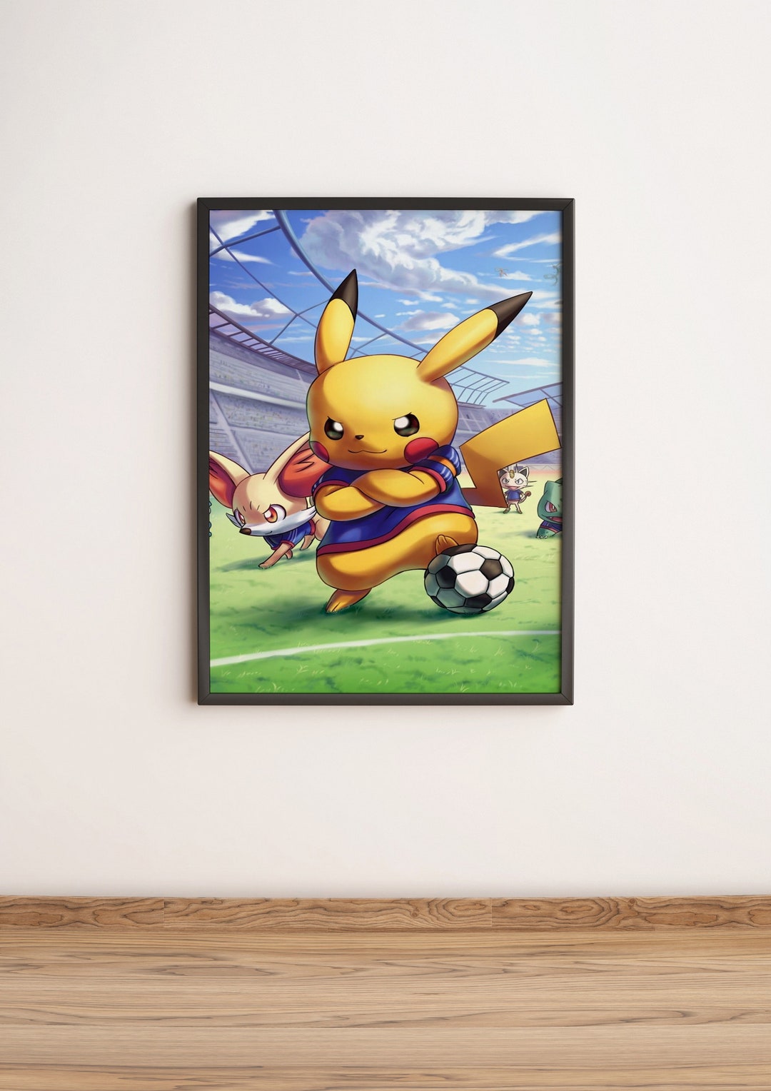 Frame Manga Decoration Pokemon Pikachu - Etsy