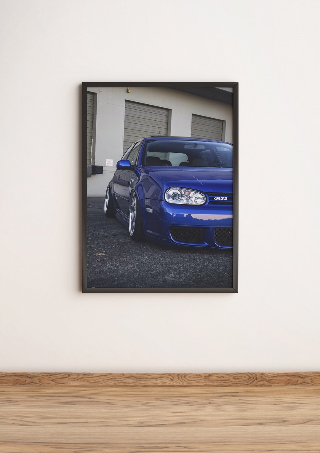 Car Frame I Volkswagen Golf R32 I Cars Frame Decoration, Art, Poster ...