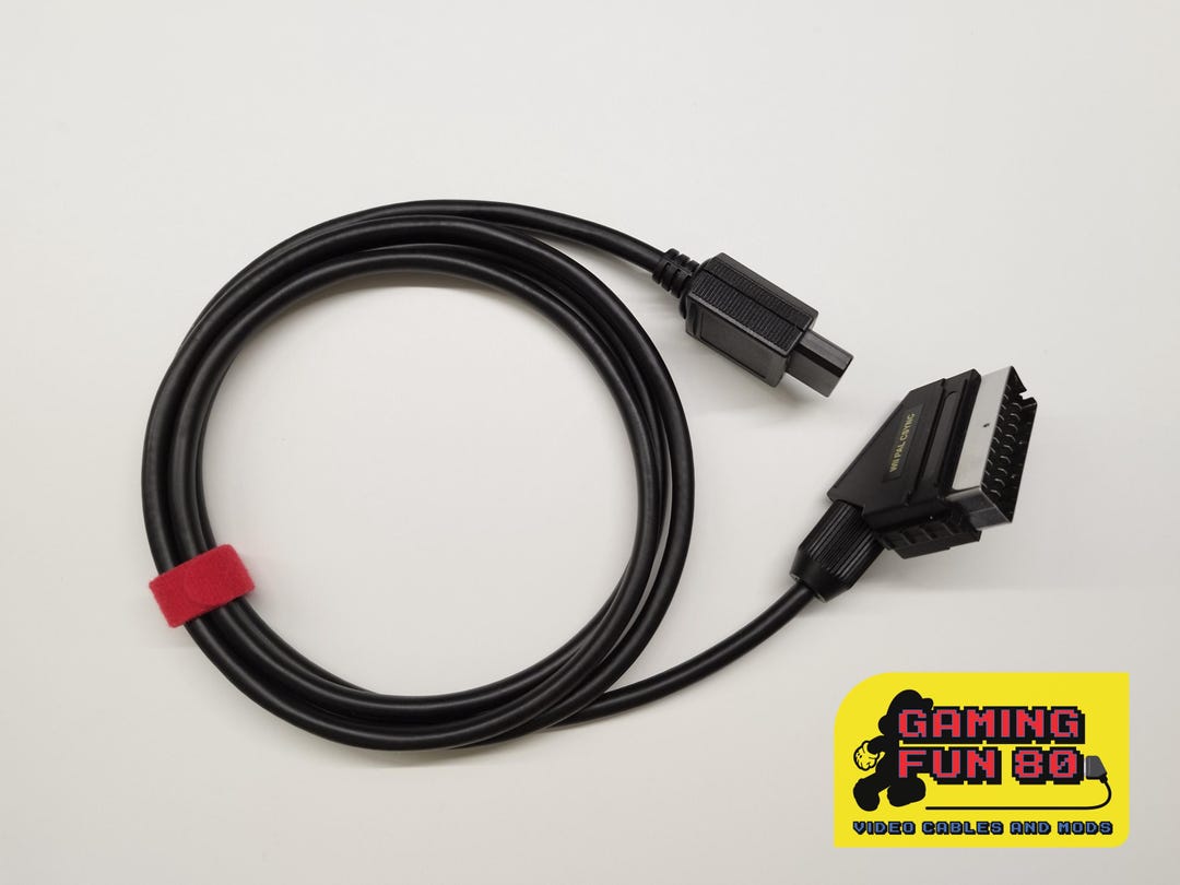 Nintendo Wii Pal - RGB Csync Scart Cable - Etsy