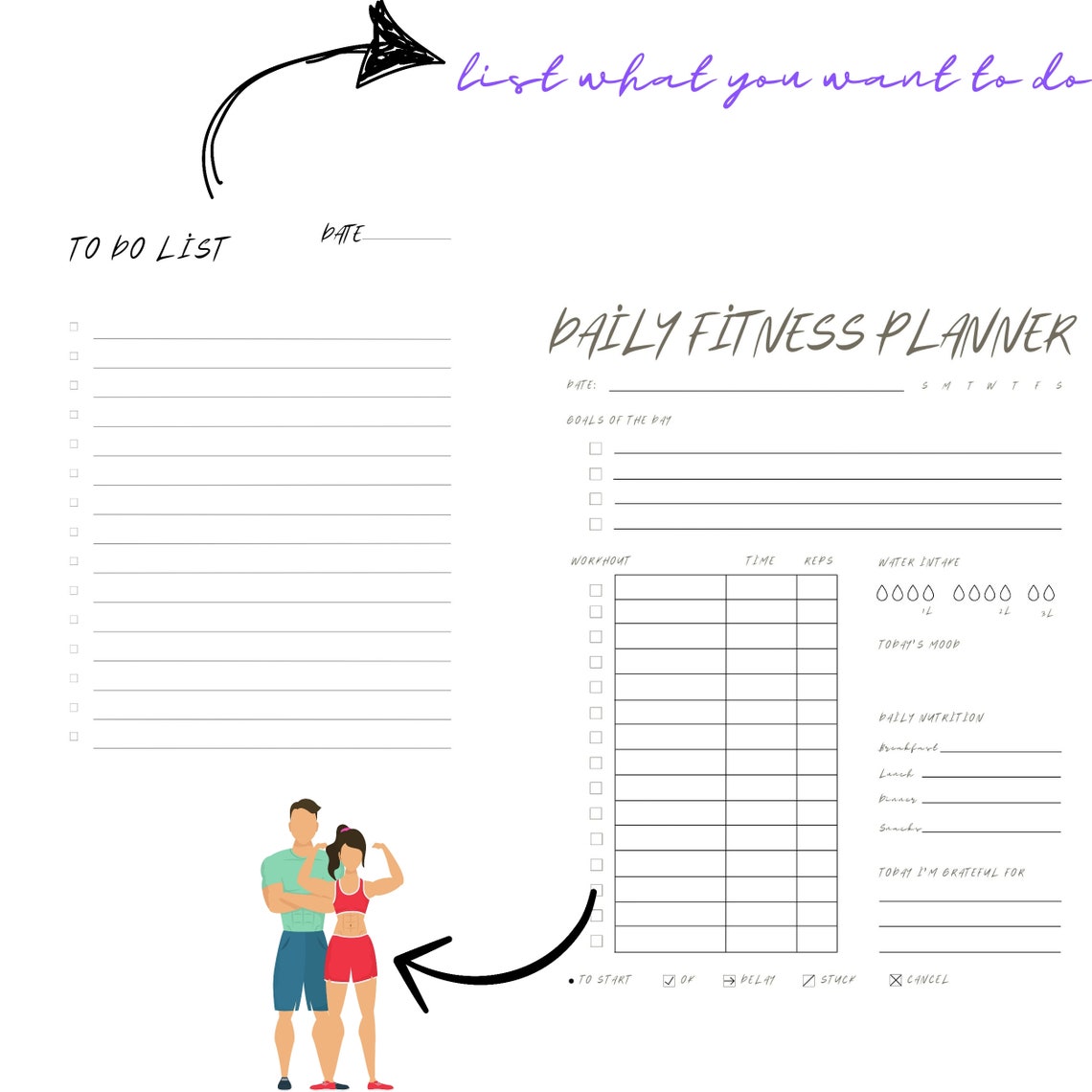 2023-2024 Multi Digital Planner Daily,monthly,weekly,yearly Planner PDF ...