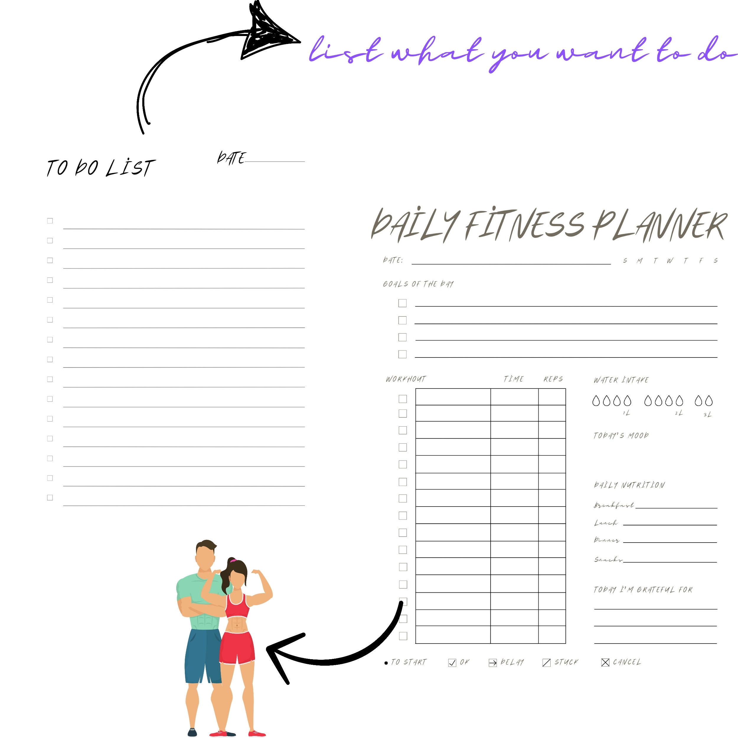 2023-2024 Multi Digital Planner Daily,monthly,weekly,yearly Planner PDF ...