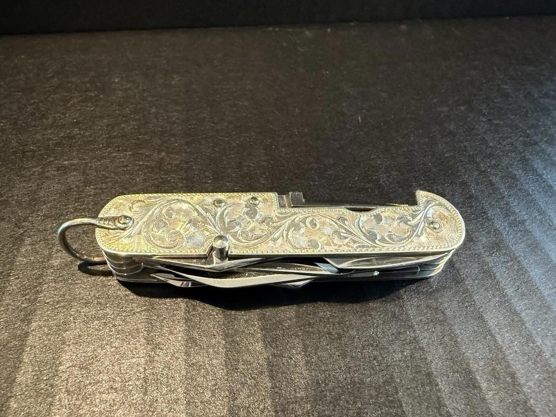Vintage Sterling Silver Multi-tool Pocket Knife - Unused - Japan - Etsy