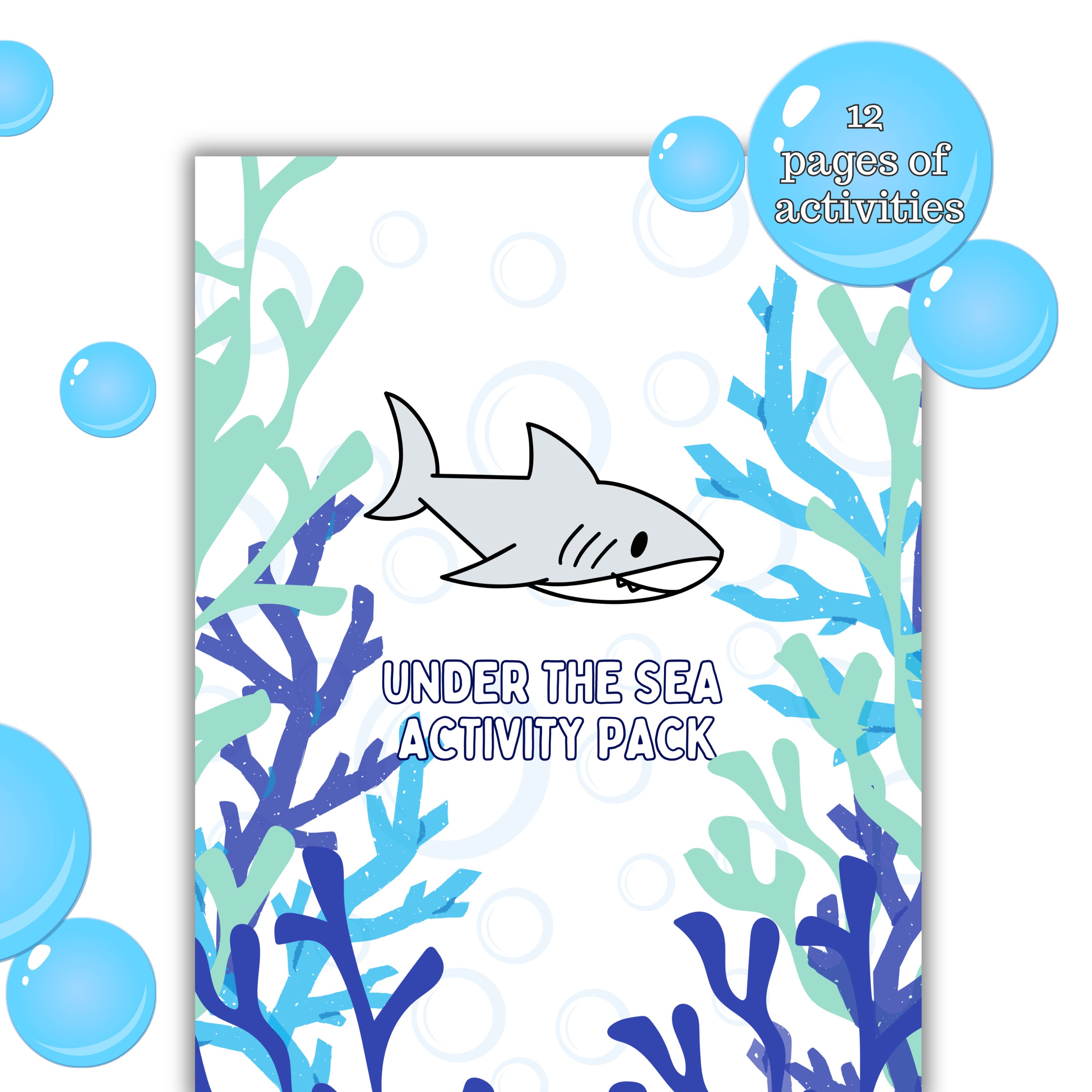 Digital Download: Under the Sea Shark Week Activity Packet - Etsy
