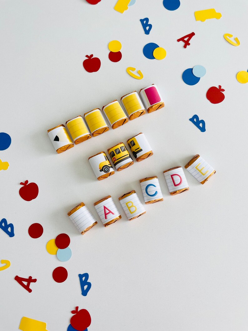 Digital Download: End of School Chocolate Wraps, DIY Teacher Gift ...