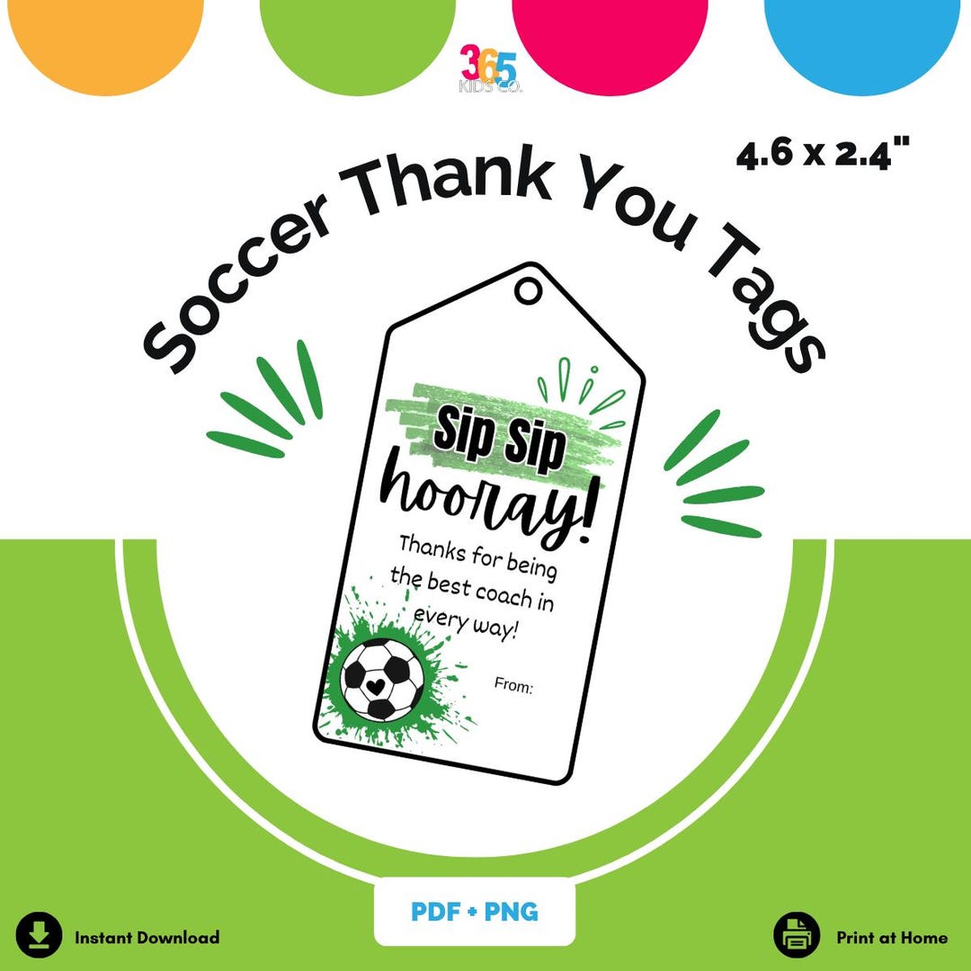 Soccer Coach Gift Tag Printable – Sip Sip Hooray – Coach Thank You Tag ...