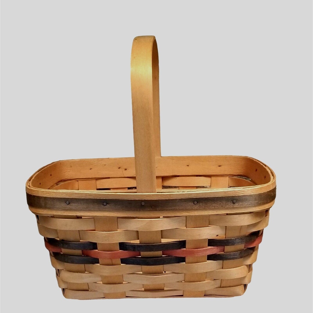 VTG 1991 Longaberger Shades of Autumn Gathering Basket Fall Accent ...