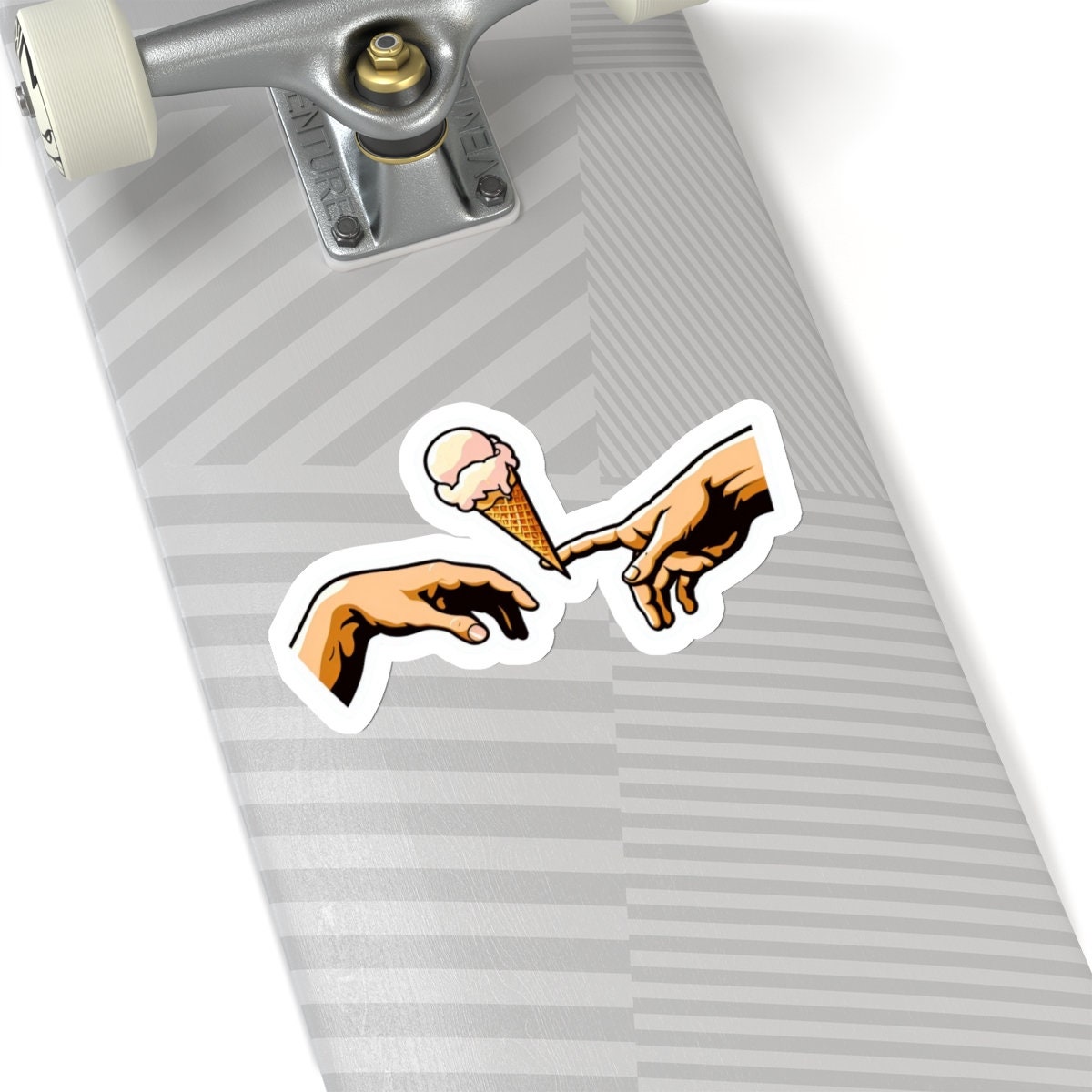 Creation of Adam Sticker Renaissance Art Decal Michelangelo - Etsy