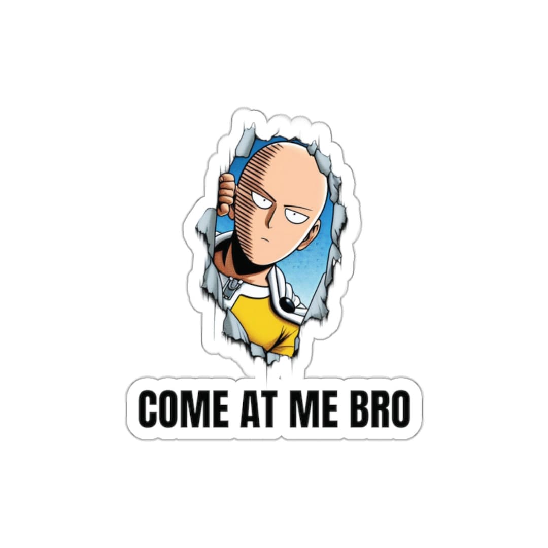 Saitama Sticker One Punch Man Sticker Anime Manga Decal - Etsy