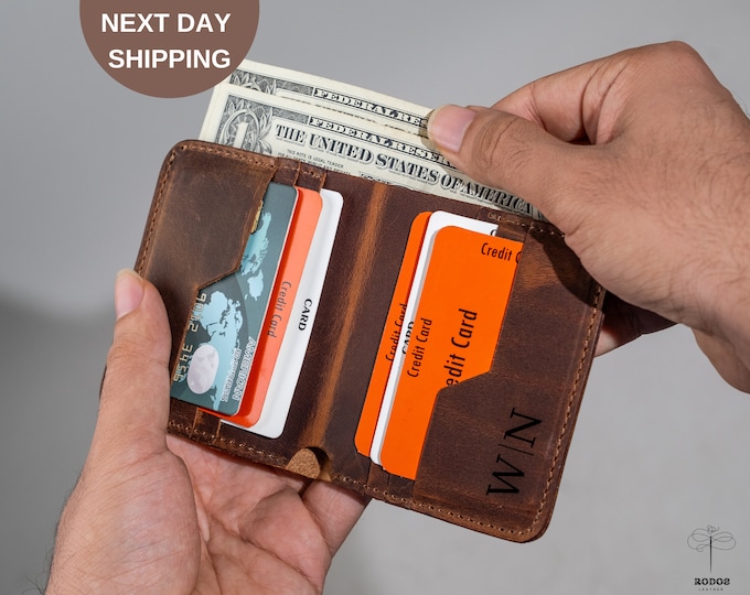 Vertical Bifold Wallet - Etsy