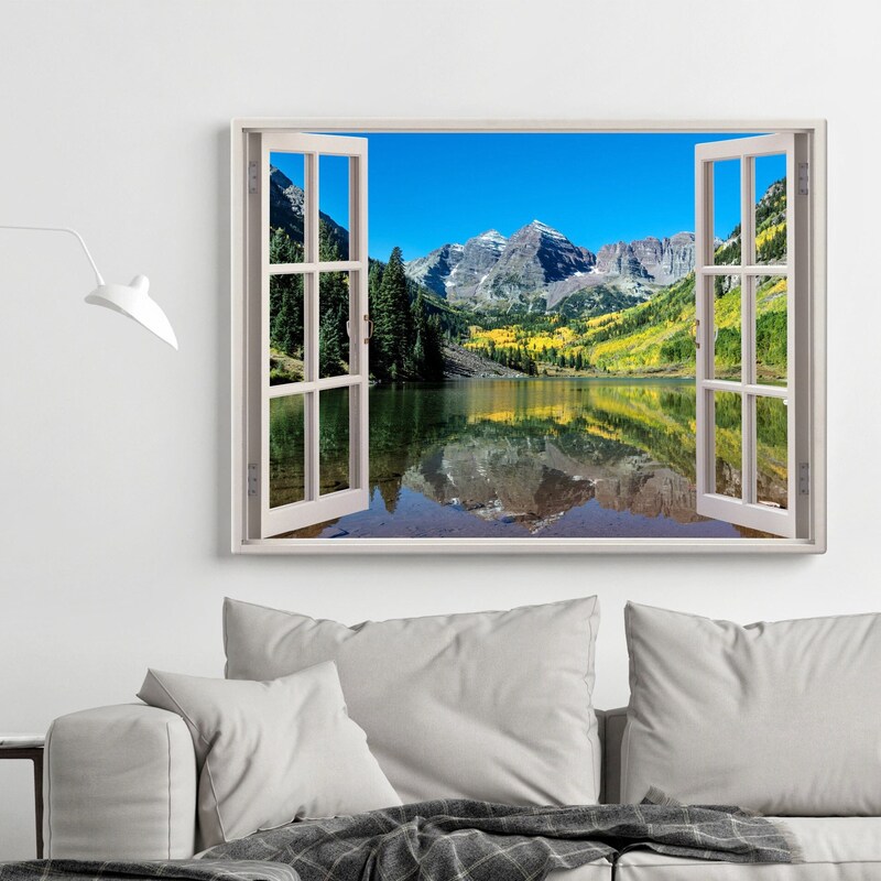 Mountain Scene Window Film - Etsy