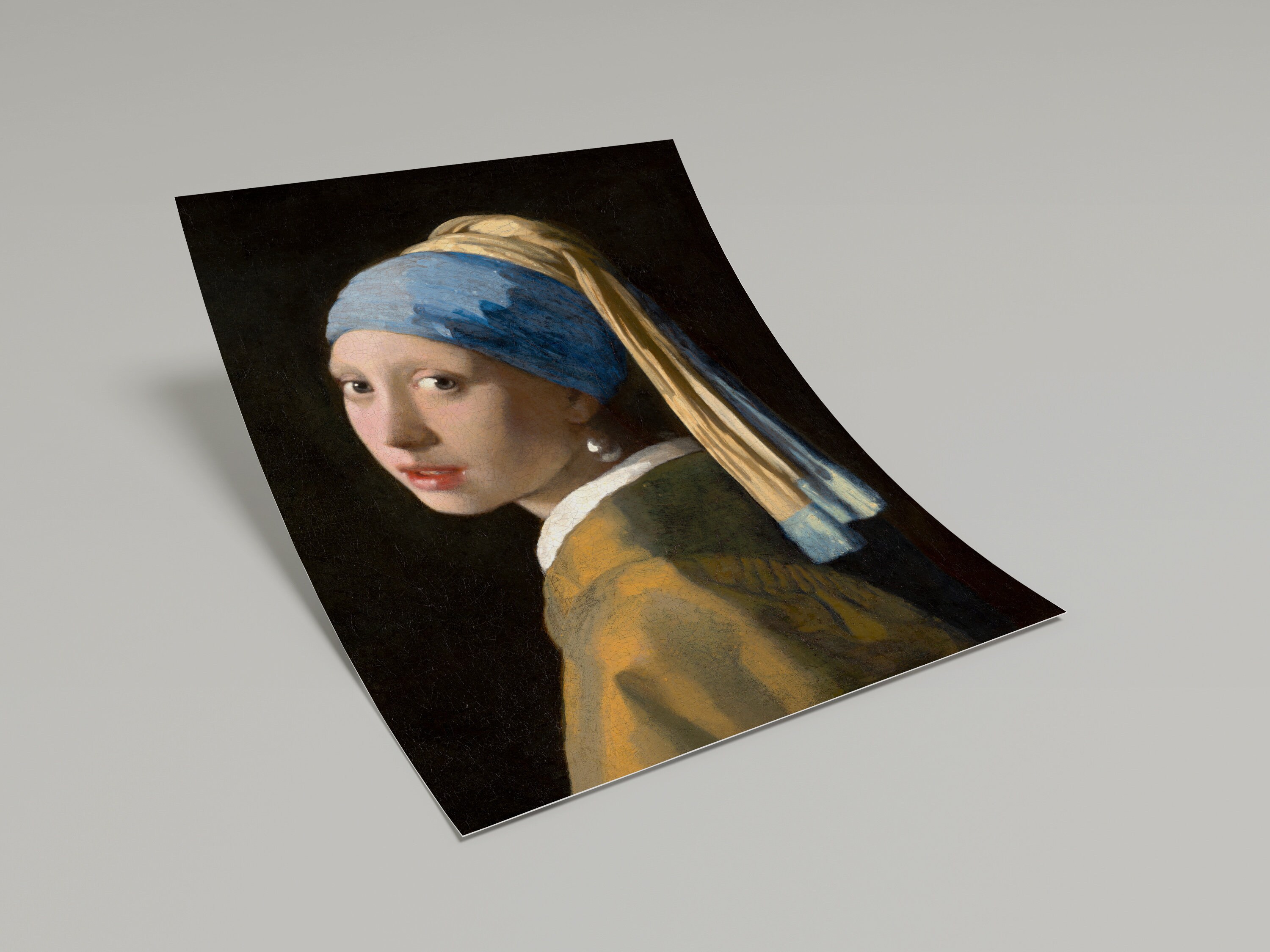 Girl With a Pearl Earring by Johannes Vermeer Canvas Art Reproduction ...