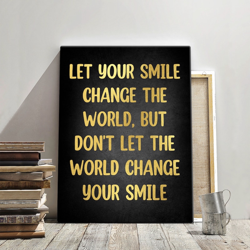Let Your Smile - Etsy