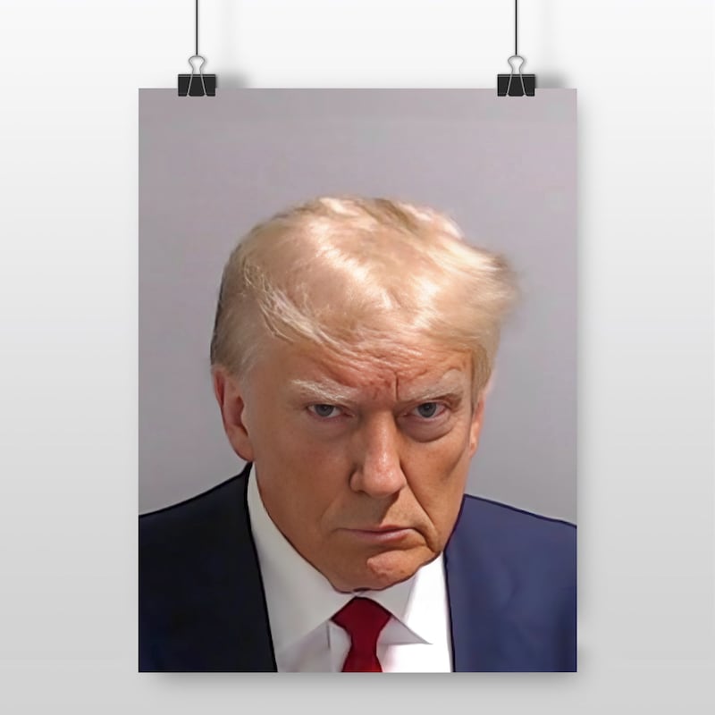 Donald Trump Mugshot Poster - Etsy