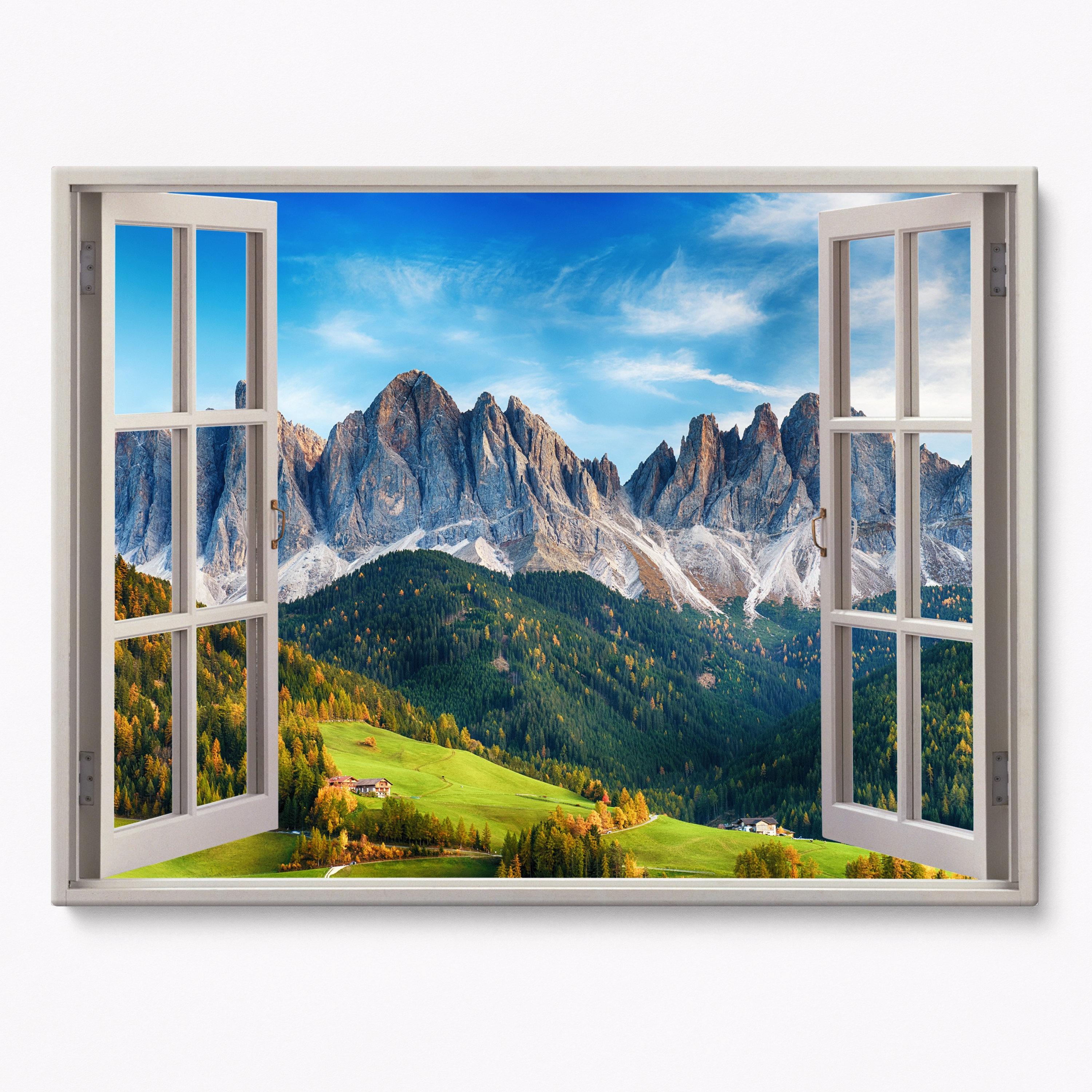 Mountain Window View, Mountain Photo Print, Window Frame Style Modern ...