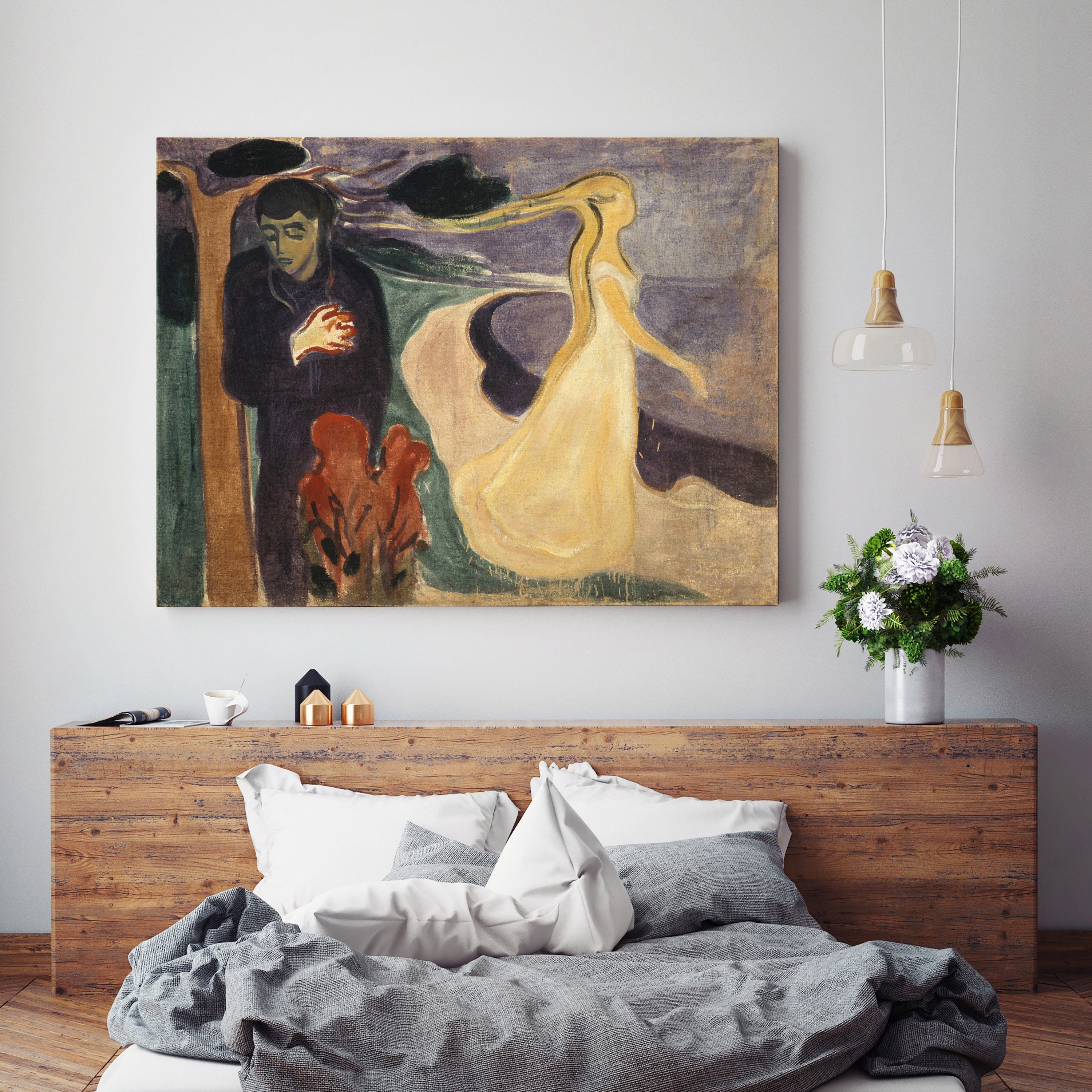 Separation by Edvard Munch, Famous Oil Painting Reproduction, Classic ...