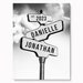 Custom Engagement Gift for Couple, Personalized Street Sign Print ...