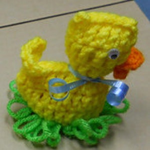 Crochet Easter Duck Egg Cozy Pattern (PDF Digital Download) - Etsy