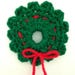Crochet Wreath Lapel Pin Pattern (PDF Download) - Etsy