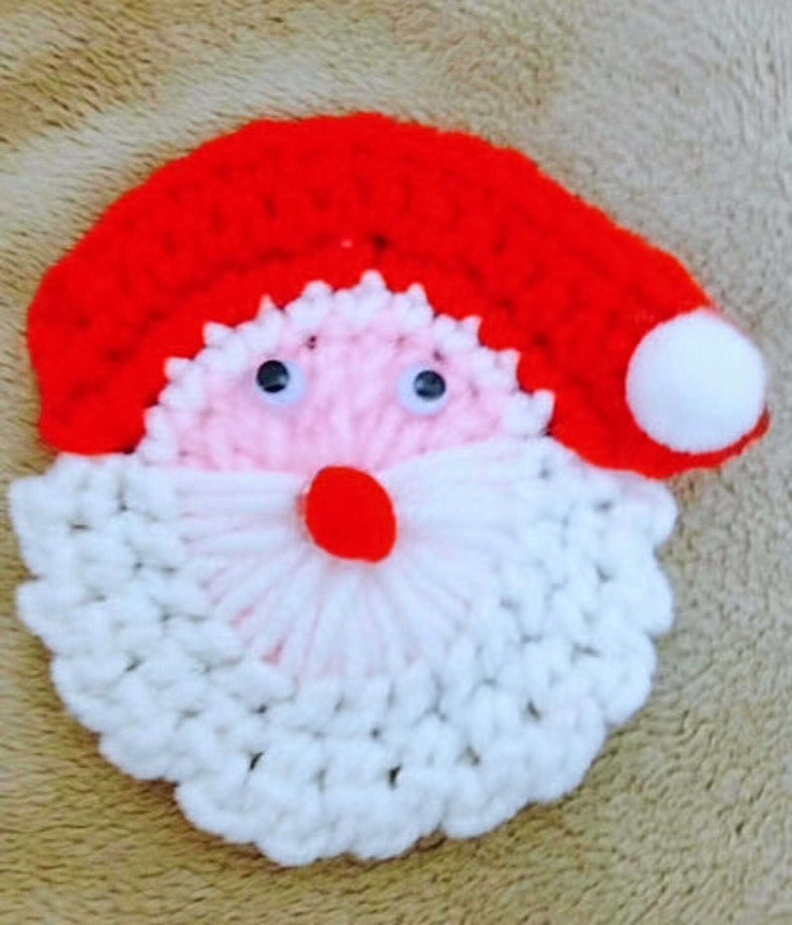 Instant Download- Digital Crochet Pattern- Santa Lapel Pin Pattern to ...