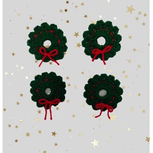 Crochet Wreath Lapel Pin Pattern (PDF Download) - Etsy