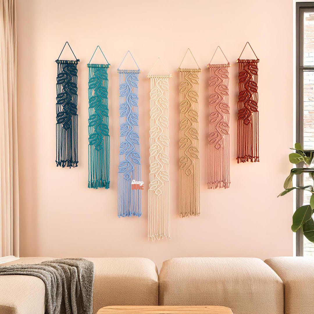 Tall Thin Tapestry, Narrow Tapestry Wall Hanging Nature, Texture Wall ...