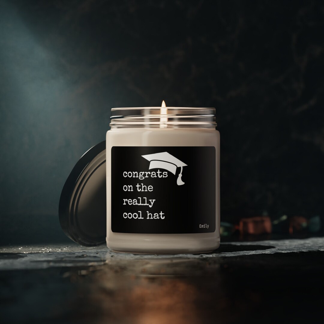Graduation Candle Personalized,graduation Gift Candle,grad Gift for Her ...