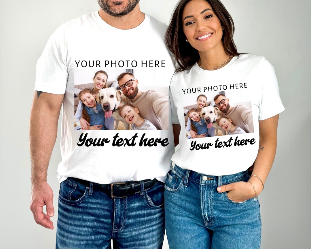Custom Shirt With Photo,custom Photo Shirt,t-shirt Photo,custom Picture ...