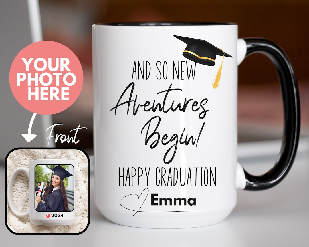 Personalized Graduation Mug, Personalized Photo Coffee Mug, Custom ...