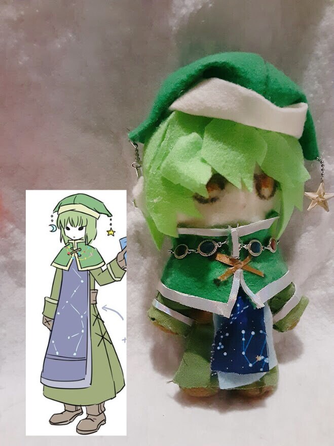 Custom Anime Felt Plush Dolls - Etsy