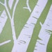 Linocut Print Large Wall Art of Birch Forest - Etsy