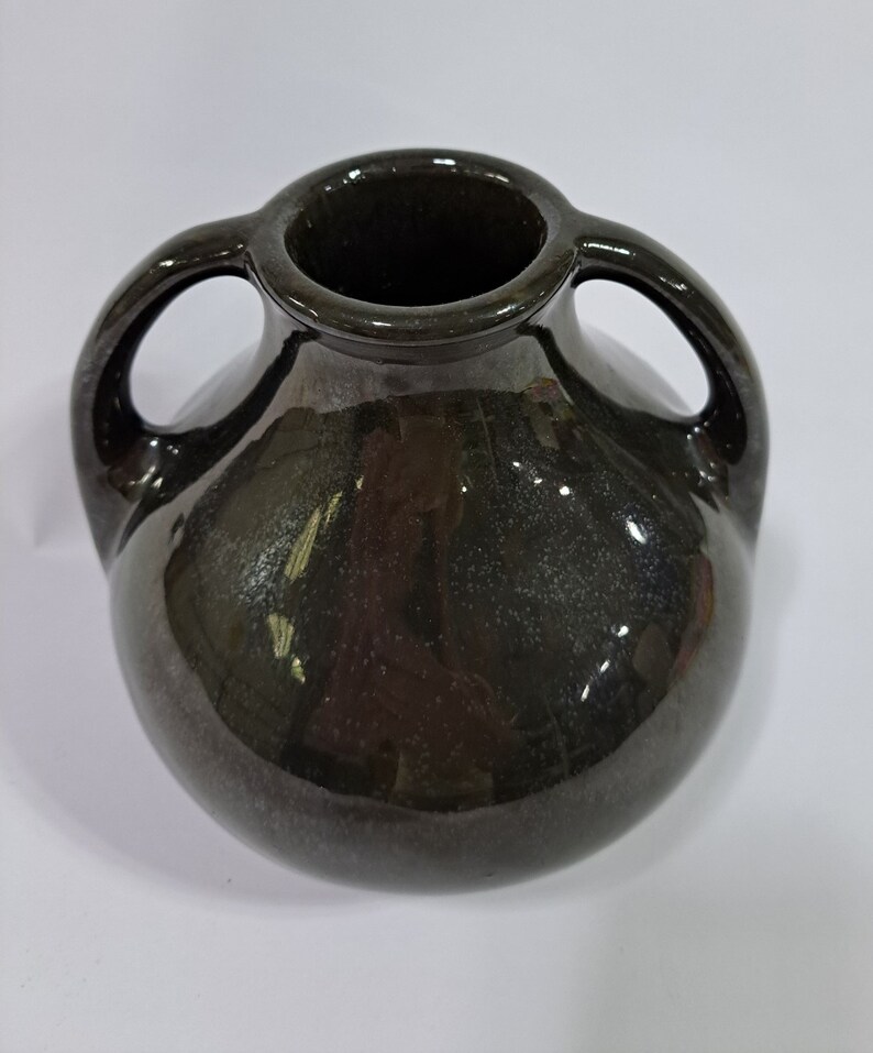 Signed Fulper Two Handled Vase - Etsy