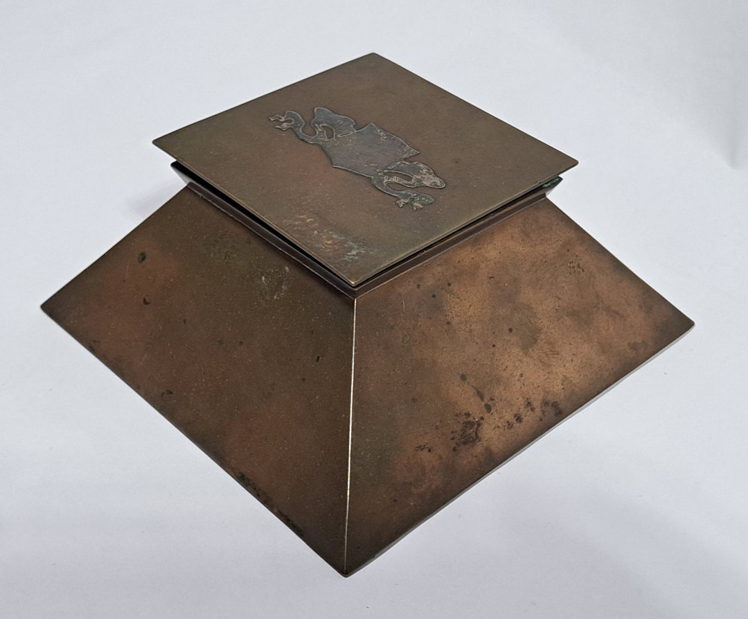 Heintz Art Metal Inkwell - Etsy