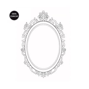 rococo frame design