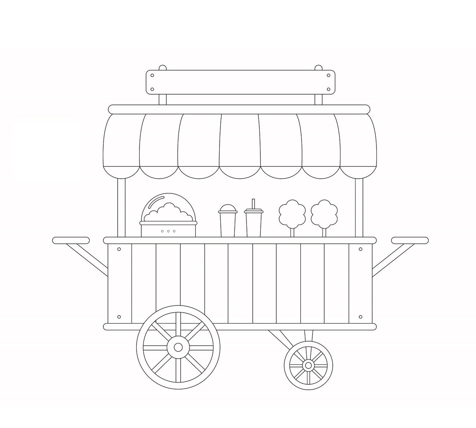 Candy Cart, Market Cart, Sweet Cart, Drinks Trolley, Drinks Cart, Food ...