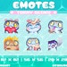 Poring (ragnarok Online) Emotes 2 - Twitch, KICK, Discord - Etsy