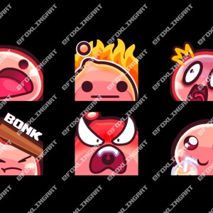 Poring (ragnarok Online) Emotes 2 - Twitch, KICK, Discord - Etsy