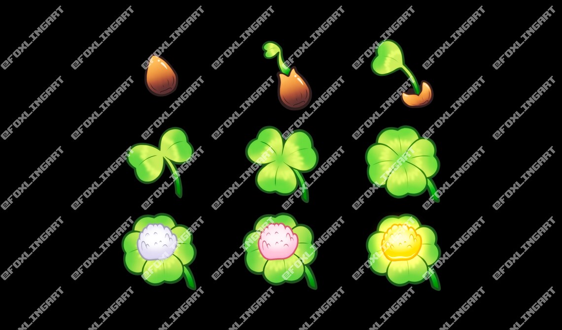 Clover Sub Badges (twitch, KICK, Youtube, Discord) - Etsy