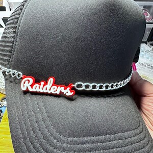 CUSTOM School Spirit Hat Chains, Hat Bar Products, Trucker Hat ...