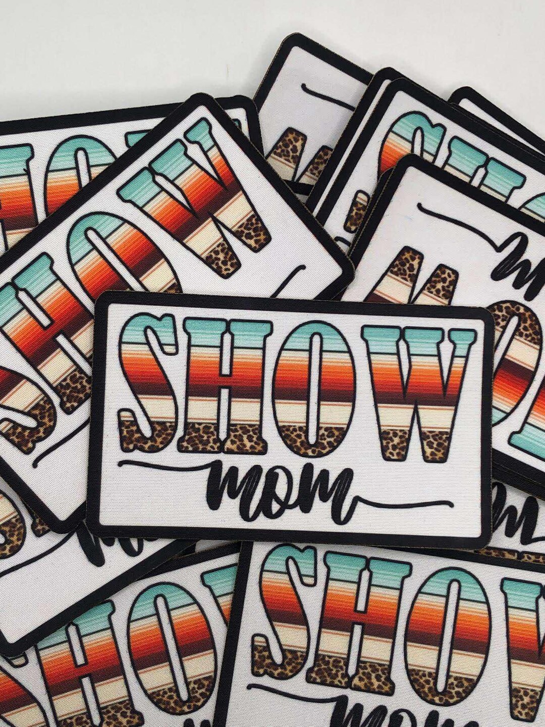 Show Mom Patch Sublimation Patch, Hat Patch, Hat Bar Accessory, Stock Show Mom - Etsy