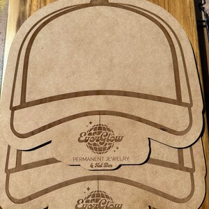 Hat Boards With Custom Engraving, Hat Bar, Hat Patch Boards ...
