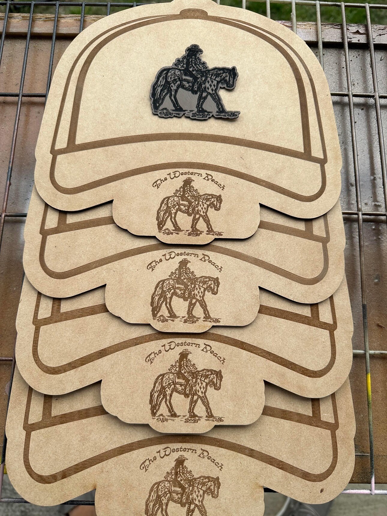 Hat Boards With Custom Engraving, Hat Bar, Hat Patch Boards ...