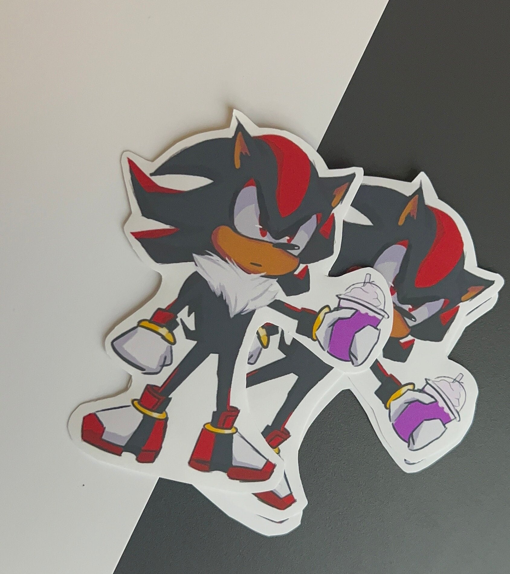 Head Shadow The Hedgehog Sticker