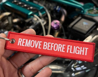 D-35K Remove Before Flight Key Chain Luggage Baggage Tag - Etsy