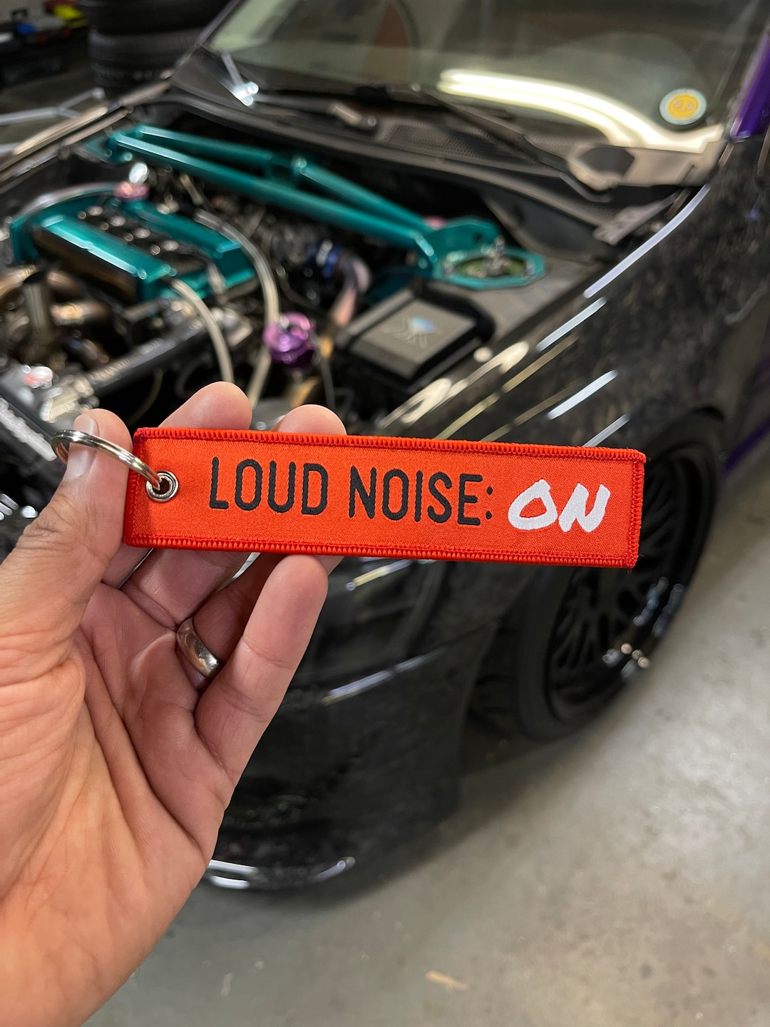 LOUD NOISE: ON Fast Car Key Chain - Etsy