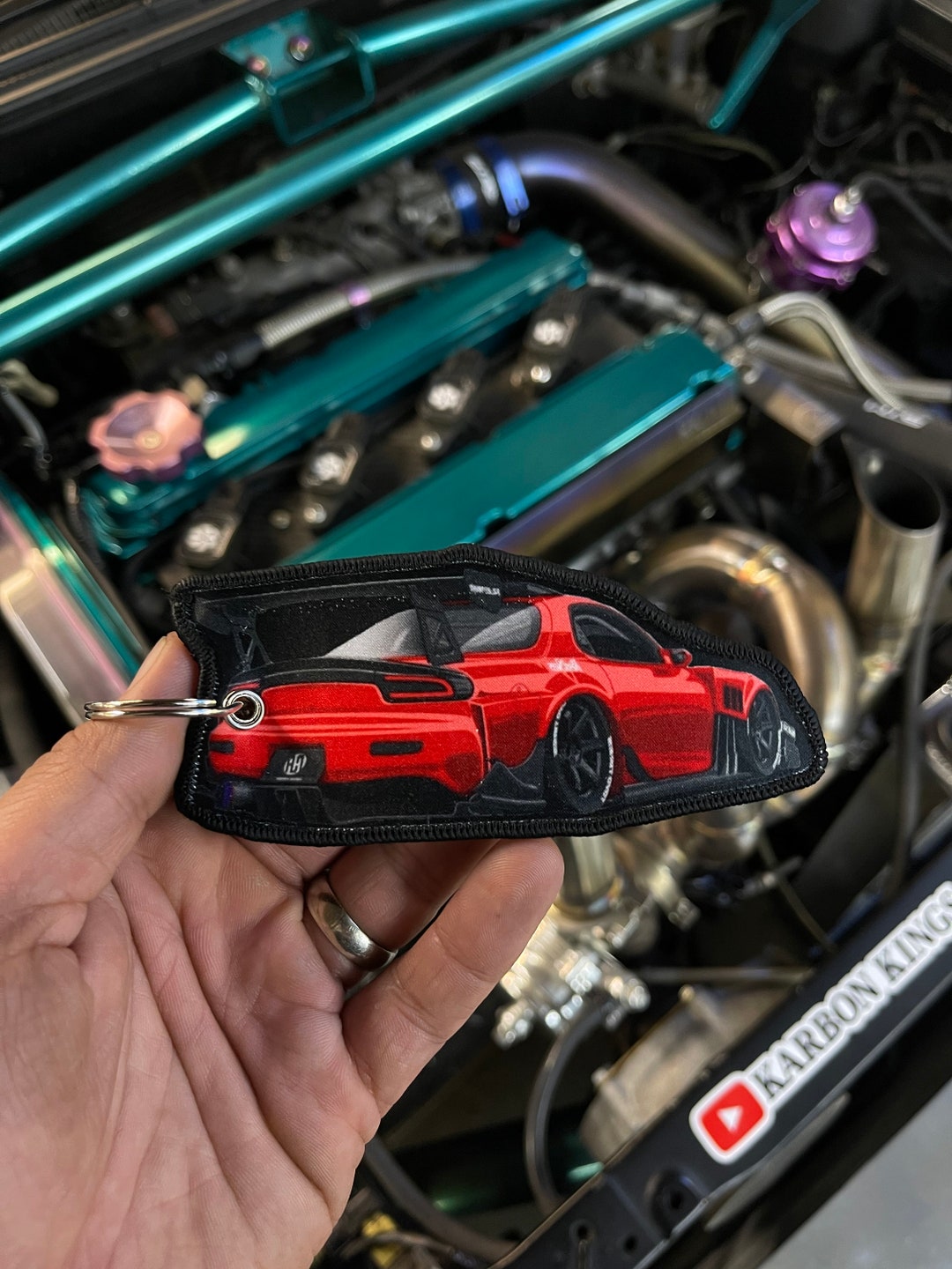 Mazda FD RX7 Red Key Tag - Etsy