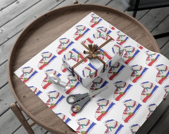 Wrapping Paper Hand Drawn Custom Design Gift Wrap - Etsy