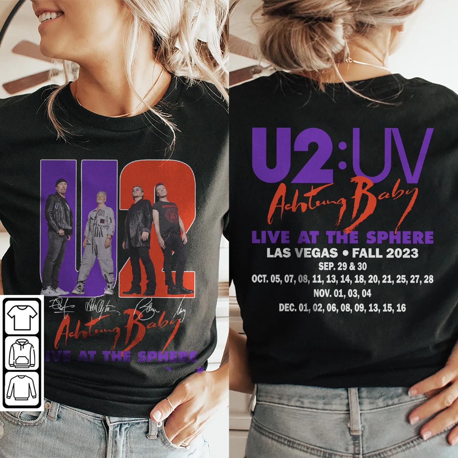 U2 Band Music Shirt, Vintage U2 Band Ultraviolet Sphere Tour 2023 Merch ...