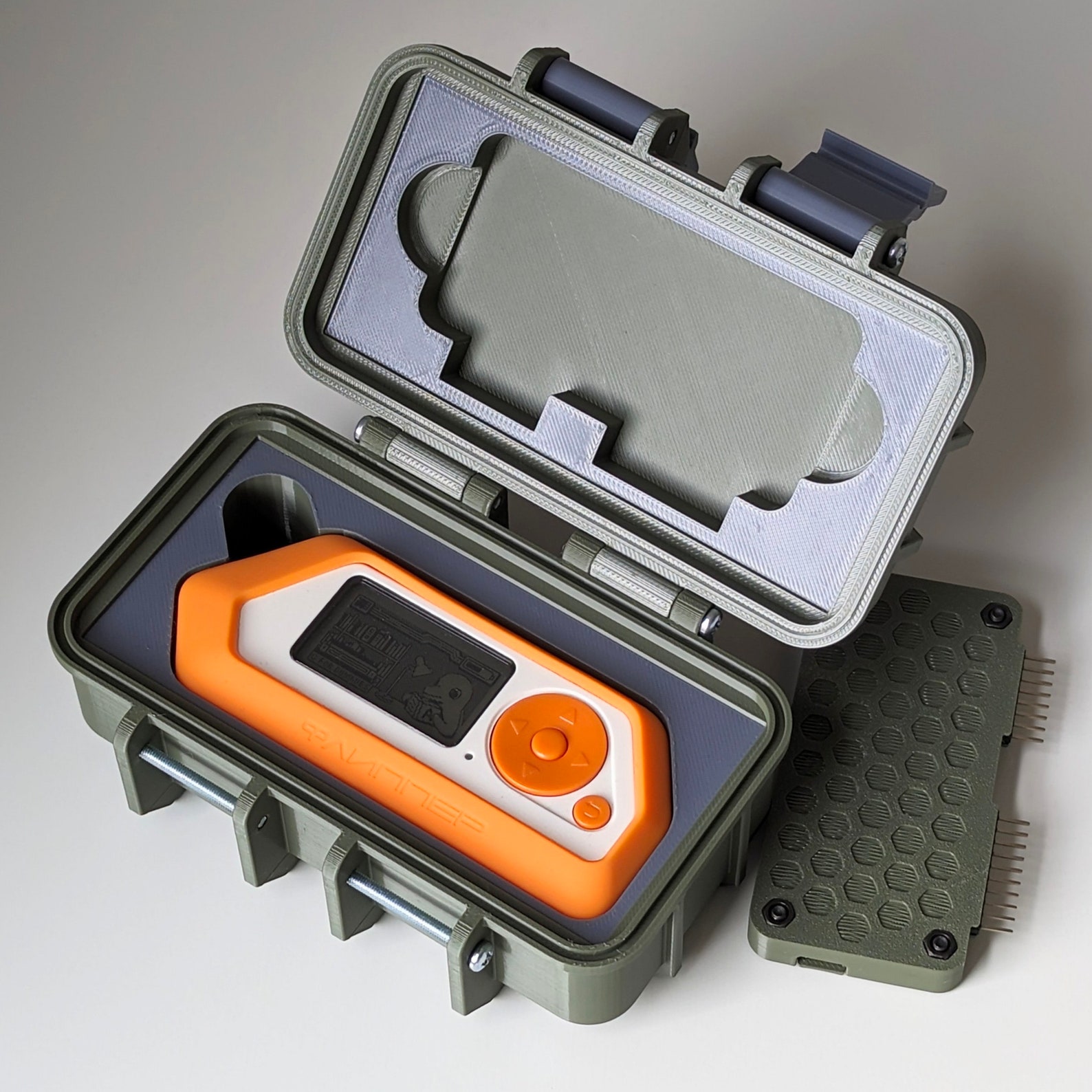 Meshtastic Style Flipper Zero Storage Case, Compact Rugged Transport ...