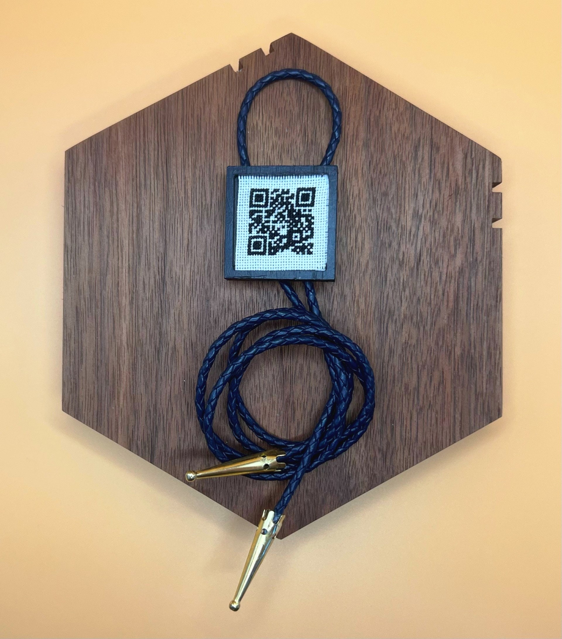 Made-to-order Custom QR Code Bolo Ties - Etsy