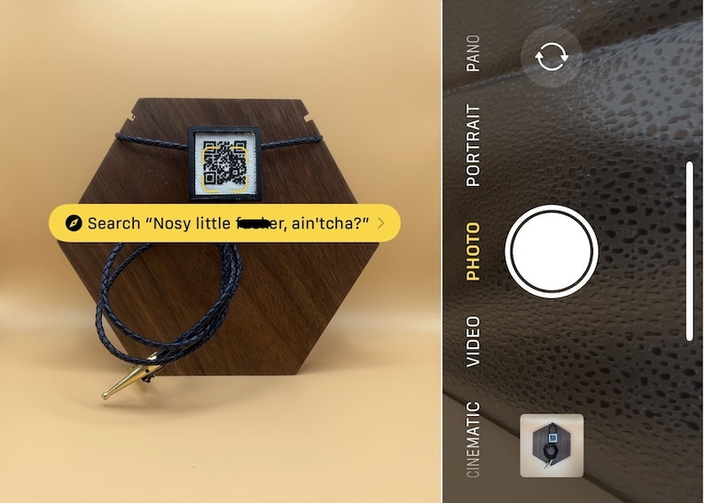Made-to-order Custom QR Code Bolo Ties - Etsy